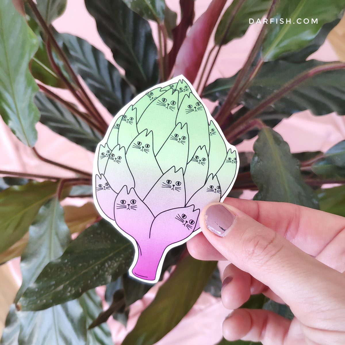 Artichocat Sticker – DARFISH
