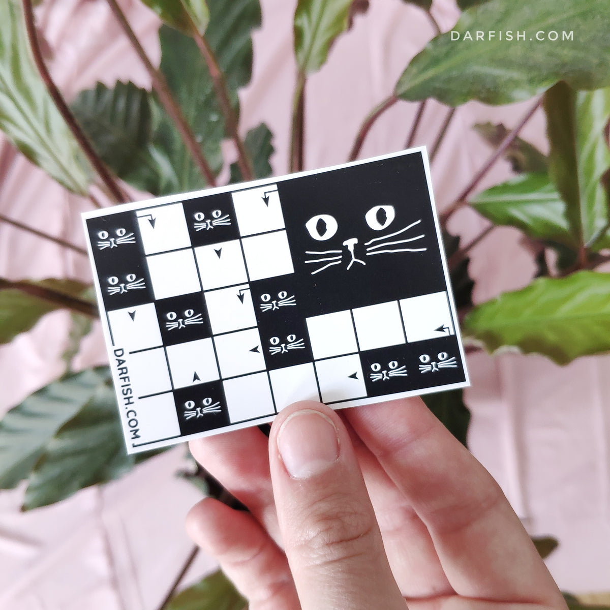 Crosswords cats Sticker – DARFISH
