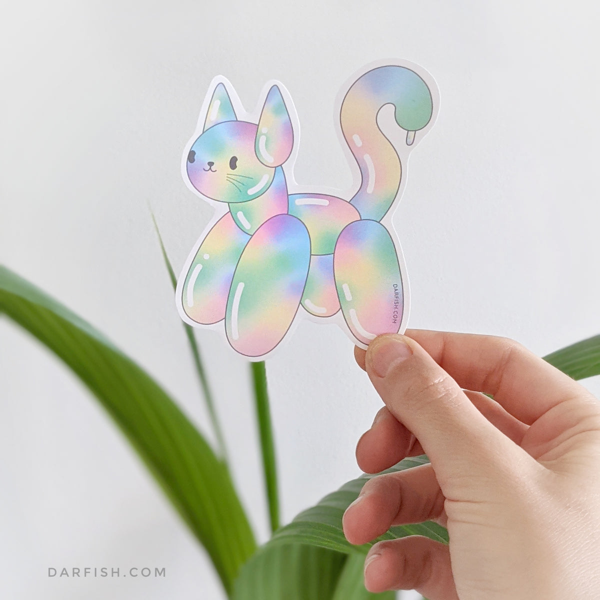 Cat Balloon Sticker – DARFISH